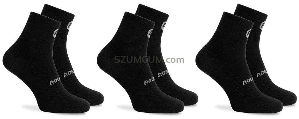 Funkcyjne skarpetki coolmax Rogelli CORE 3-pack, czarne