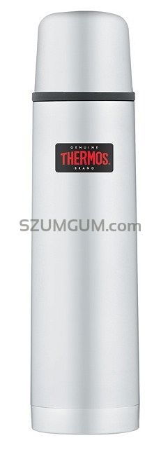 Termos marki Thermos, ze stali nierdzewnej z przyciskiem, Light&Compact ...